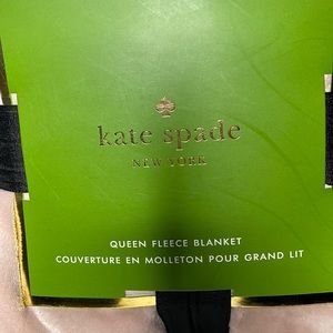 kate spade | Bedding | Kate Spade Queen Sized Fleece Blanket | Poshmark